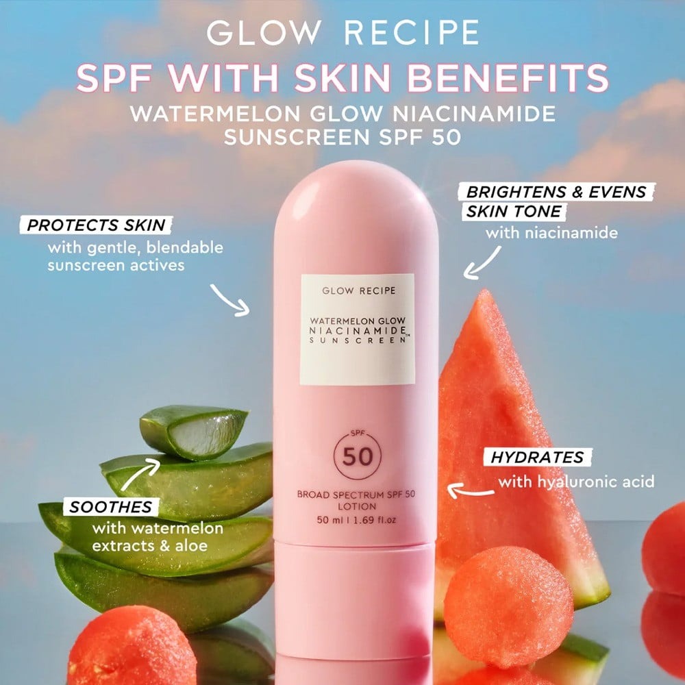Glow Recipe Watermelon Glow Niacinamide Dew Balm Sunscreen Stick SPF 3 ...